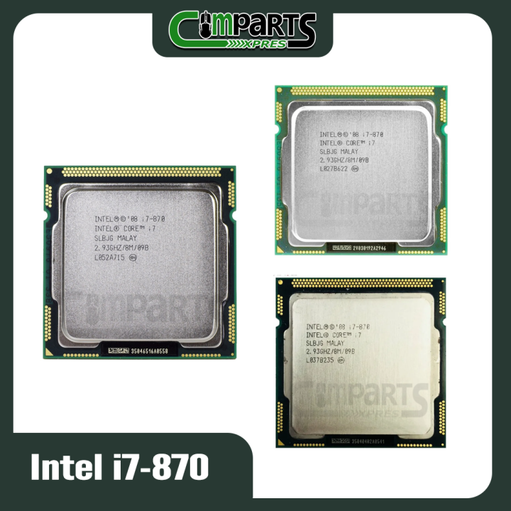 Intel Core i7-870 Processor 8M Cache, 2.93 GHz | Lazada PH