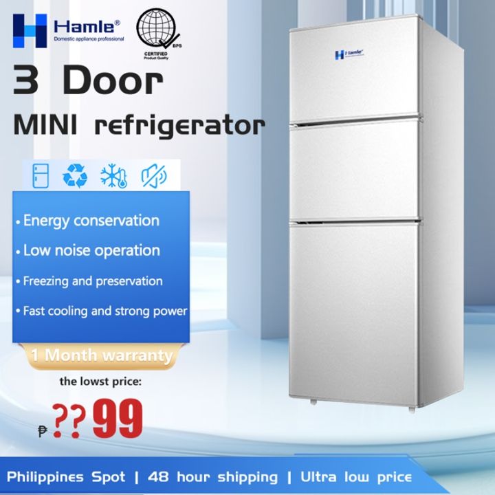 COD Hamle Refrigerator Freezer Three Door Smart Freezing Large Capacity ...