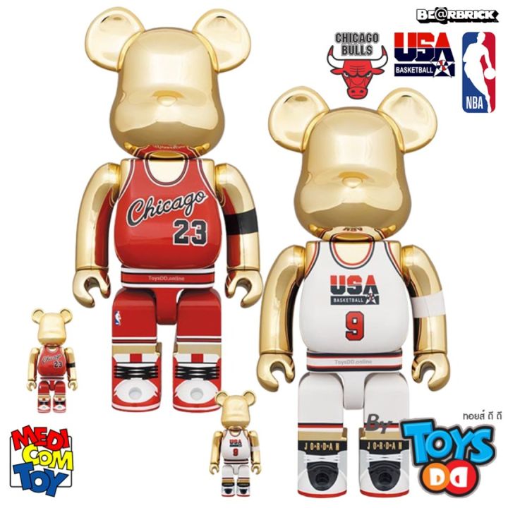 Bearbrick Michael Jordan 1985 Rookie Jersey & 1992 Team USA 400% & 100% | Lazada.co.th