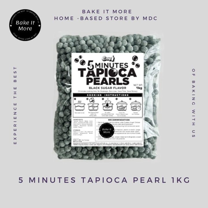EASY BRAND - 5 Minutes Tapioca Pearl 1KG EXP Oct2024 | Lazada PH