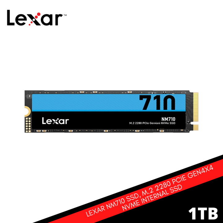 Lexar NM710 SSD, M.2 2280 PCIe Gen4x4 NVMe Internal SSD | Lazada PH
