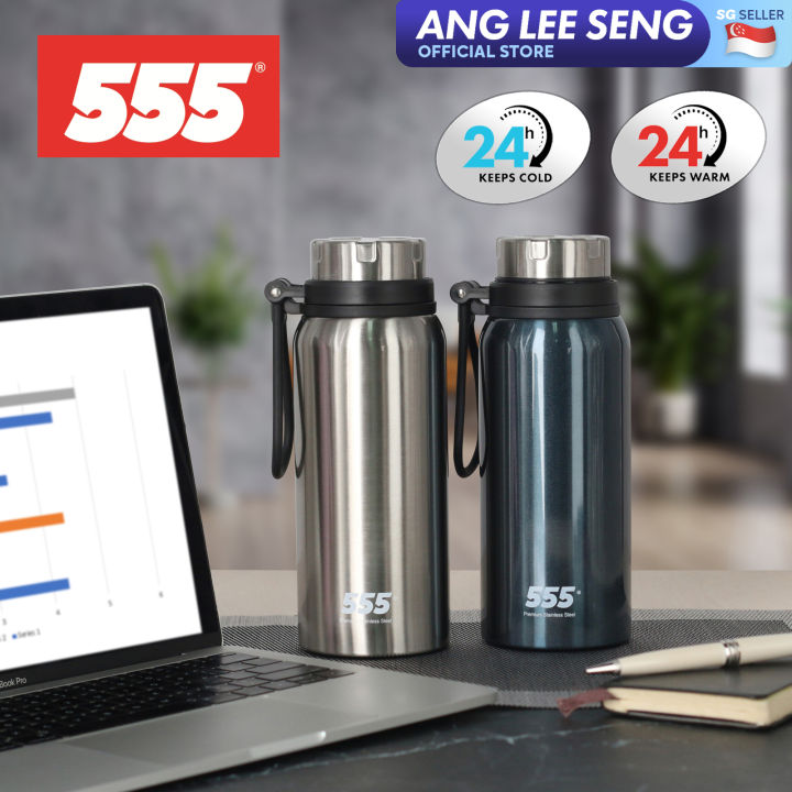 555 Stainless Steel Thermal Flask with Strap 1L | Lazada Singapore