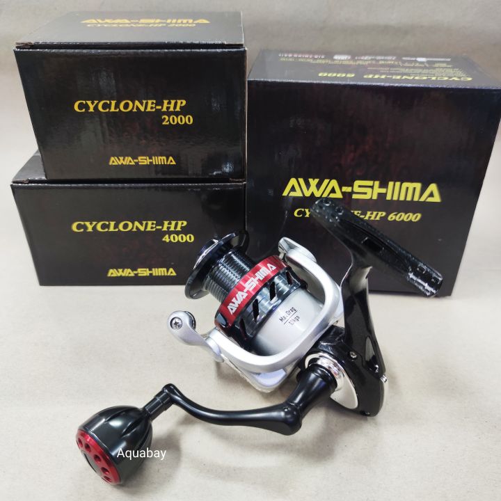 AWA-SHIMA CYCLONE HP 2000 / 4000 / 6000 FISHING SPINNING REEL | Lazada