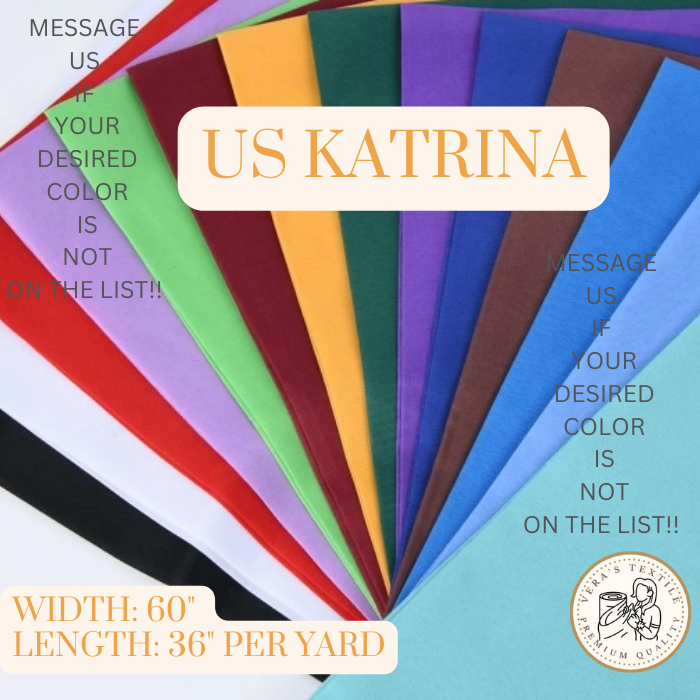 KATRINA FABRIC PER YARD (42 COLORS AVAILABLE) | Lazada PH