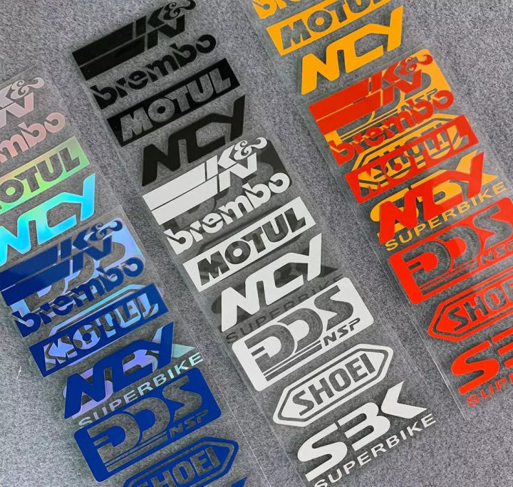 1 set Sticker Sponsor Road race, Superbike, Racing, Trail Motogp GSX ...