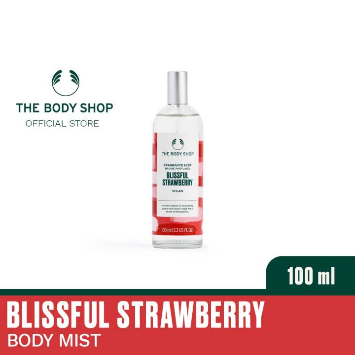 The Body Shop Blissful Strawberry Body Mist (100ml) | Lazada PH