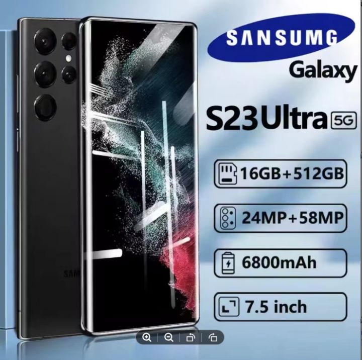 ร้านค้า Sansumg Galaxy S23 Ultra โทรคัพท์มือถือ 5G 7.5 นิ้ว เต็มหน้าจอ ...