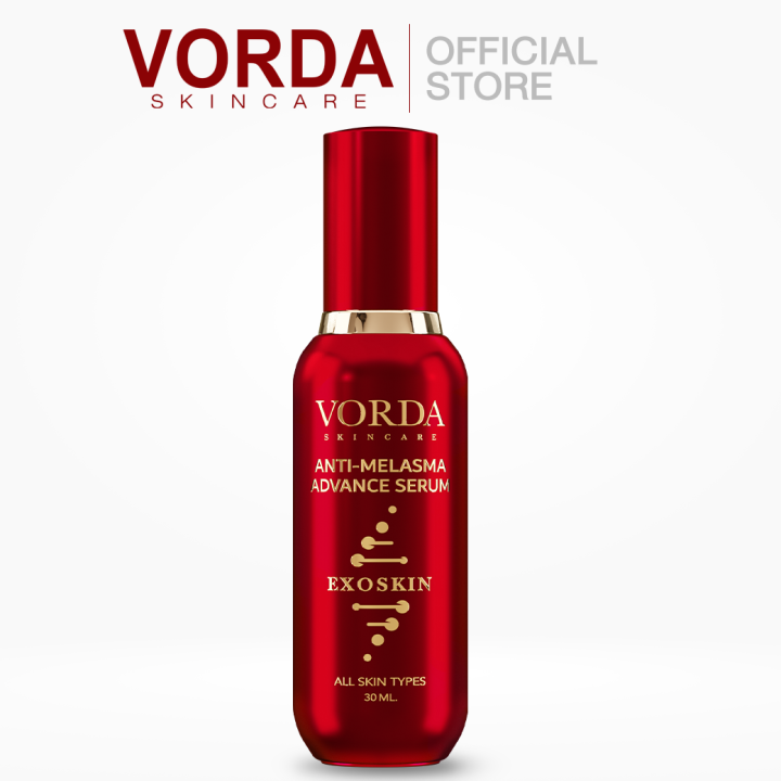 [ 1 ขวด ] VORDA ANTI-MELASMA ADVANCE SERUM EXOSKIN เซรั่มฝ้าวอร์ด้า สูตรใหม่ ลดเลือนฝ้า กระ จุด ...