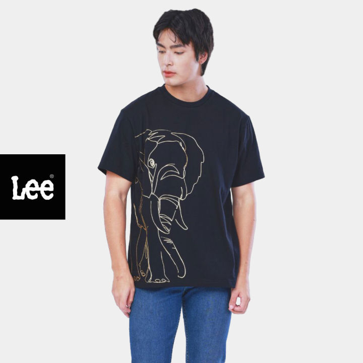LEE เสื้อยืดแขนสั้นผู้ชาย คอลเลคชั่น Lee Thai 2024 รุ่น LE S224MTSSN64 | Lazada.co.th