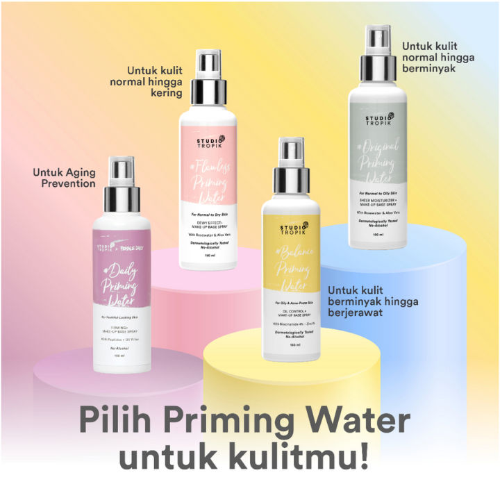 STUDIO TROPIK PRIMING WATER | Lazada Indonesia