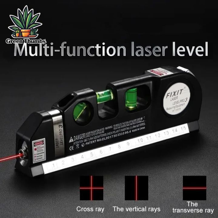 Multipurpose Laser Ruler Laser LV03 Multifunctional Laser Level Spirit Level Metric Rulers Laser ...