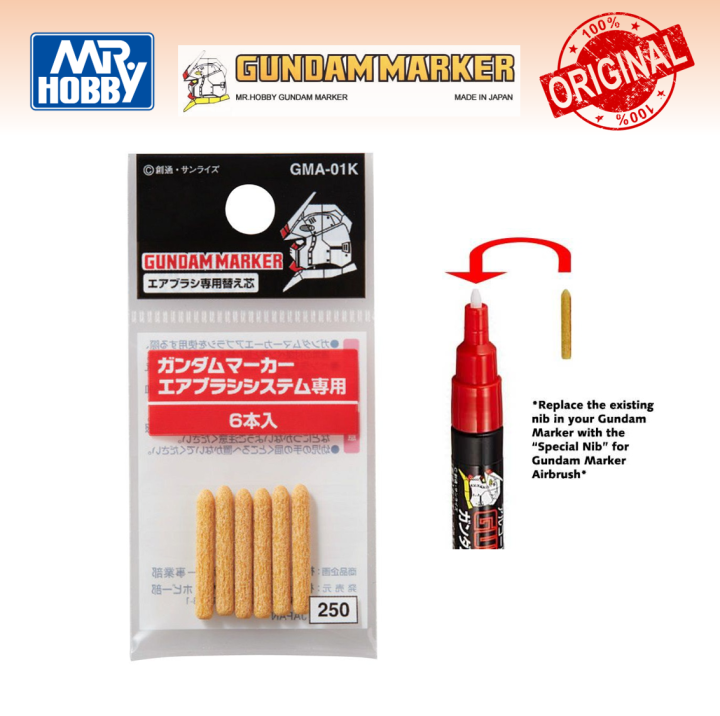 Mr Hobby Gundam Marker Special Replacement Nib GMA-01K Airbrush | Lazada