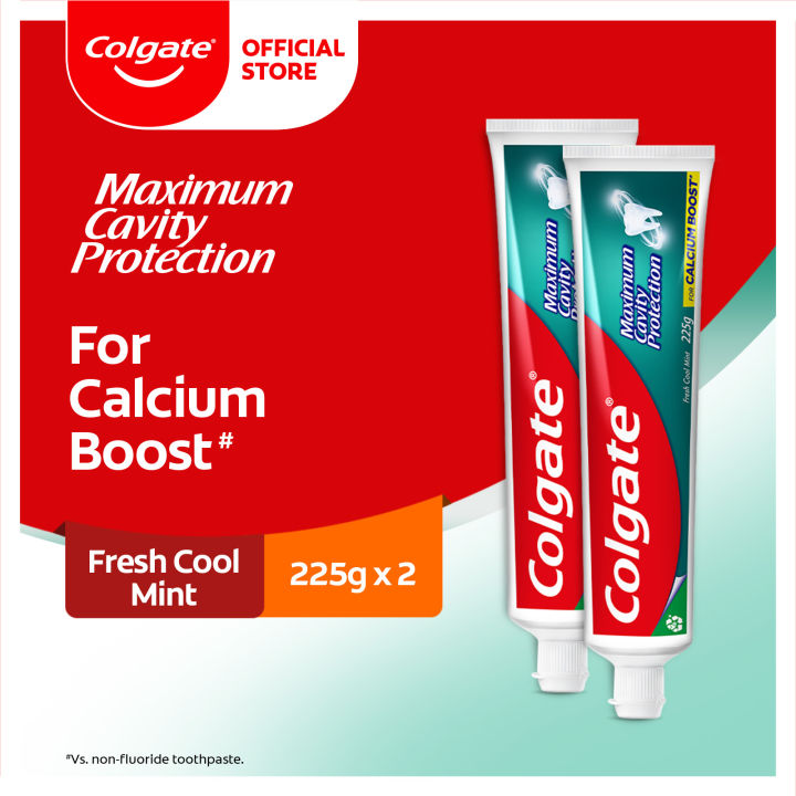 Colgate Maximum Cavity Protection Fresh Cool Mint Toothpaste Valuepack ...