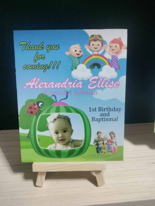 Personalized SINTRA BOARD WITH STAND Giveaways/Souvenirs (any theme ...