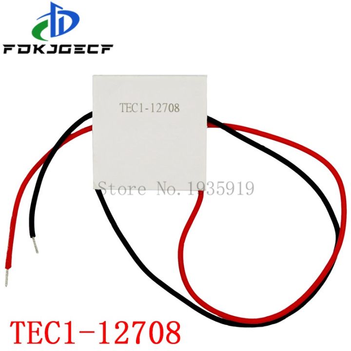 แผงวงจรรวมแผ่นระบายความร้อนด้วยฮีทซิงค์โมดูลแอลอีดี TEC1-12708 DC 12V ...