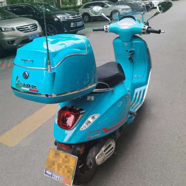 150 Sprint Motorcycle Tail Box GTS300 Vespa Rack Rear Shelves Load ...