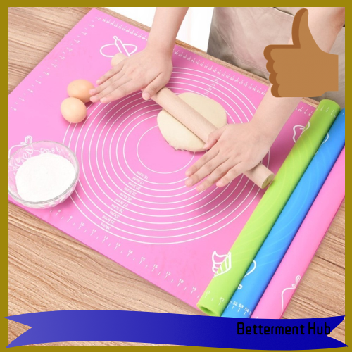 40*50cm Silicone Nonstick Flour Mat Pad Sheet for Baking Pastry and ...