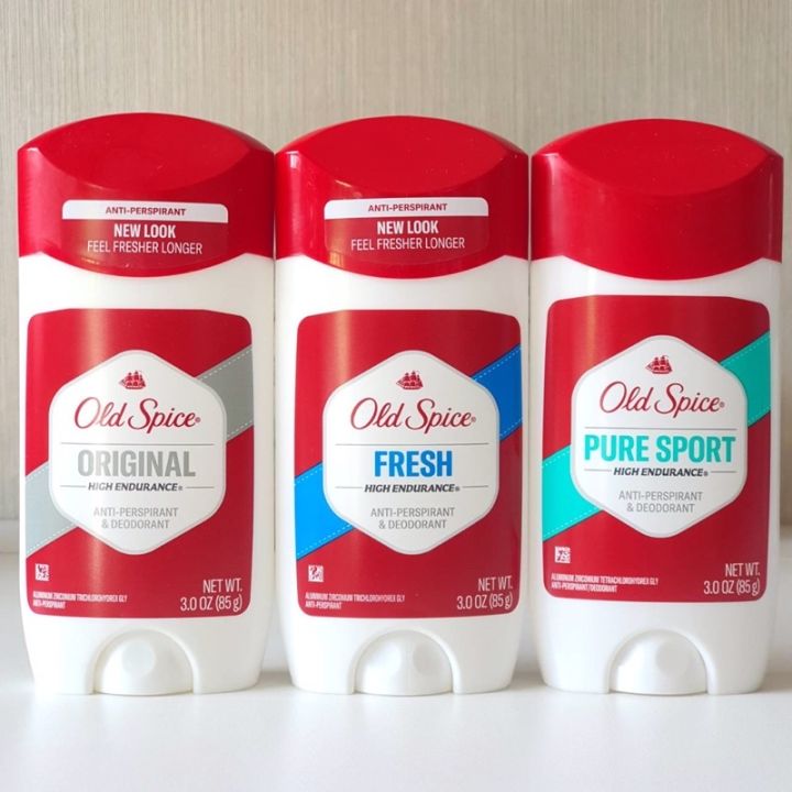 Old Spice High Endurance Invisible Solid Antiperspirant and Deodorant ...