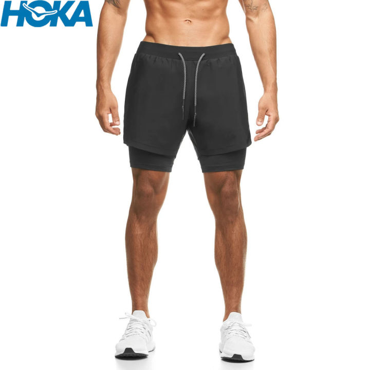 HOKA ONE ONE Quick drying shorts, summer new camouflage loose woven ...