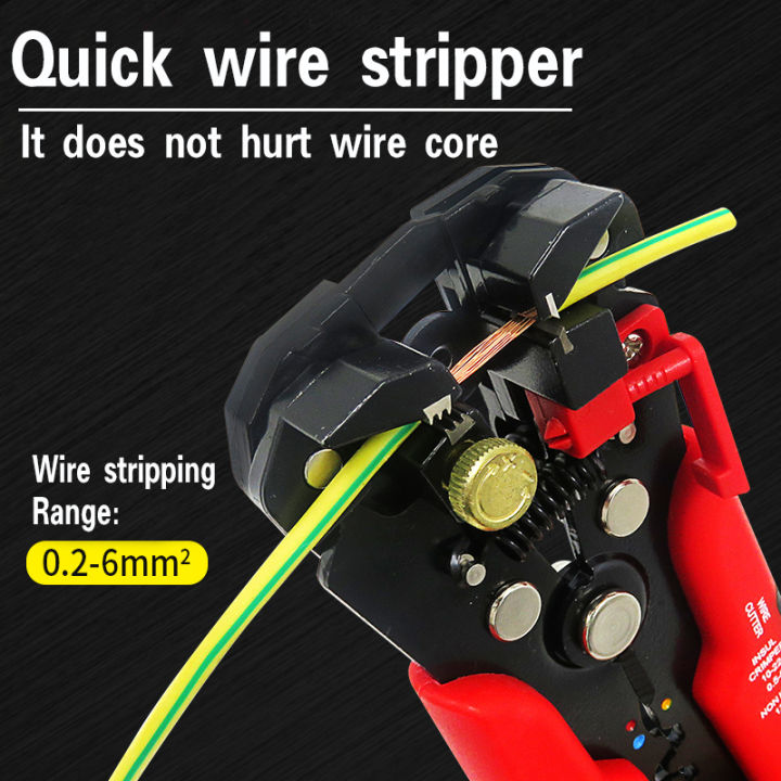 Wire stripper electrician wire puller multi-function pliers Automatic wire stripper | Lazada PH