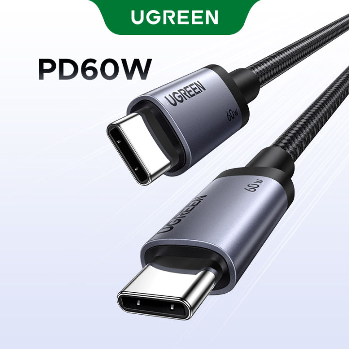 UGREEN 60W USB C Fast Charging Cable for iPhone 16 15 Series Samsung S24 S23 Ultra iPad Macbook ...