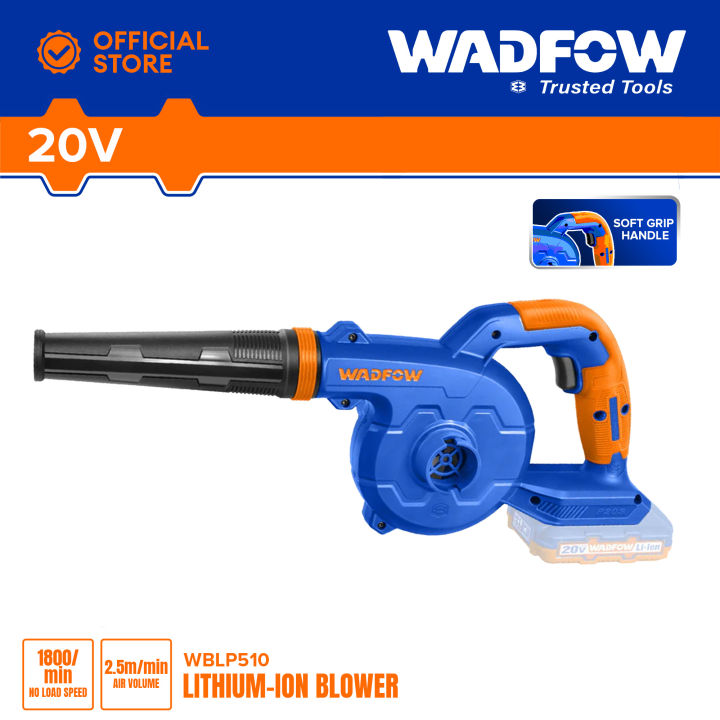 WADFOW 20V Lithium-Ion Cordless Blower Rechargeable Handheld Outdoor ...