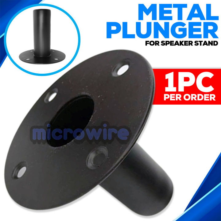 MW METAL PLUNGER FOR SPEAKER STAND or TRIPOD, 4 MOUNTING HOLES, HEAVY ...