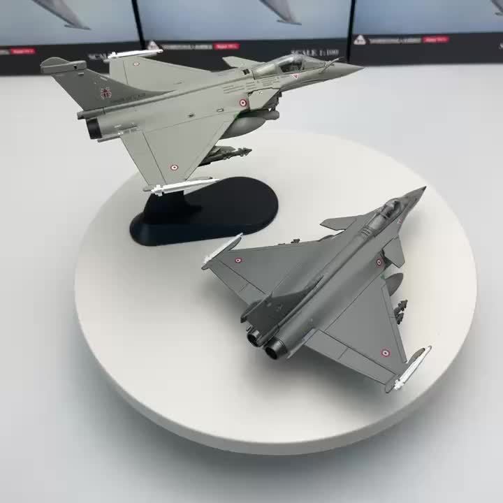 1:100ฝรั่งเศส Rafale C Blida War Fighter ของเล่น Jet เครื่องบินโลหะทหาร Diecast เครื่องบินสำหรับ ...