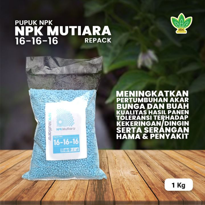 Pupuk NPK Mutiara Biru 16-16-16 Repack 1 Kg | Lazada Indonesia
