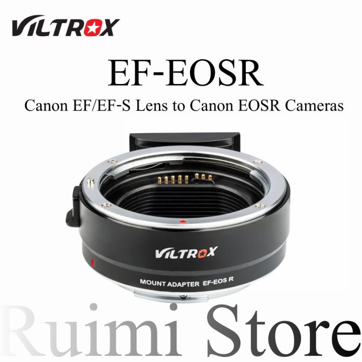Viltrox EF-EOSR Auto Focus Adapter Ring EF-RF for Canon EF/EF-S Lens to Canon RF Cameras EOS R ...