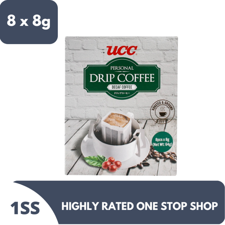 UCC Drip Coffee Decaf Box (8g x 8) (Exp Jan 2025) | Lazada PH
