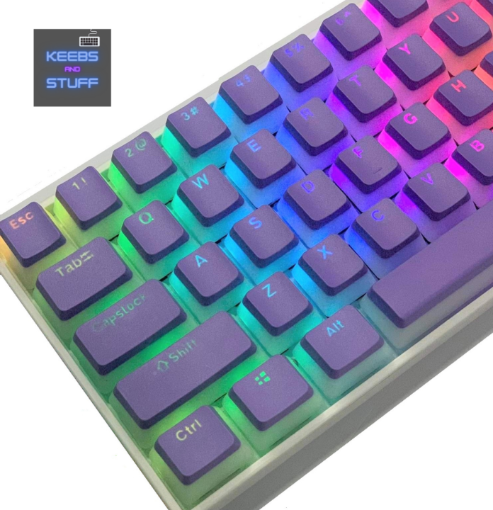 PBT pudding keycaps 60 87 104 Double Shot Backlit PBT Pudding Keycap ...