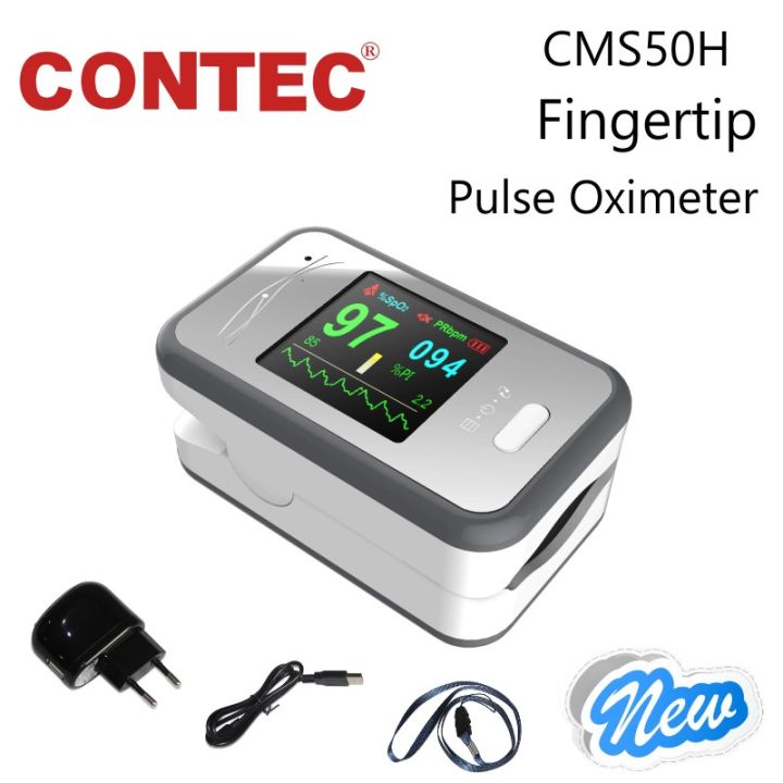 CONTEC CMS50H Color LCD Digital Finger Tip Pulse Oximeter SPO2 PR PI ...
