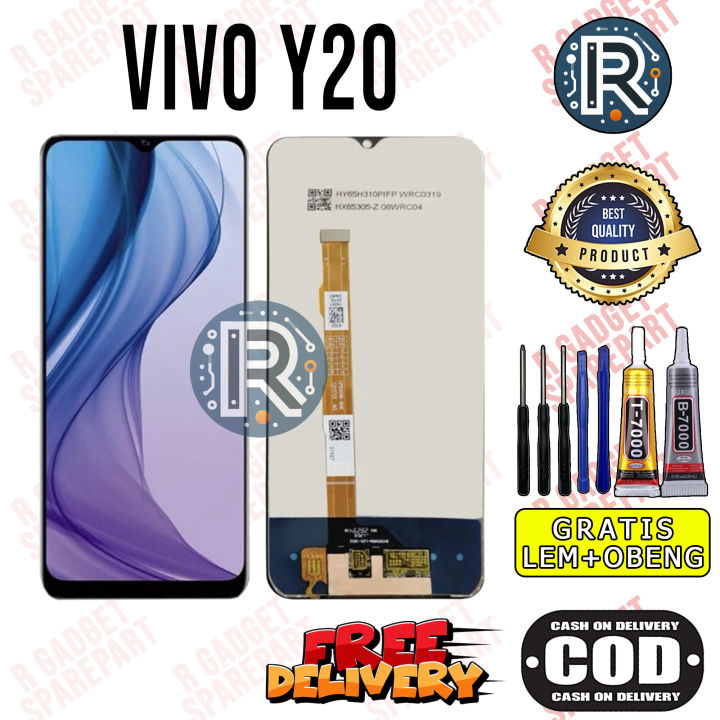 LCD VIVO Y20 ORIGINAL OEM FULLSET LCD TOUCHSCREEN GRATIS LEM OBENG ...