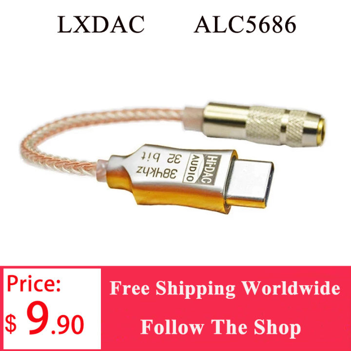 【Versatile】 Alc5686 Usb Type C To 3.5mm Dac Earphone Amplifie Headphone Amp Digital Decoder Aux ...