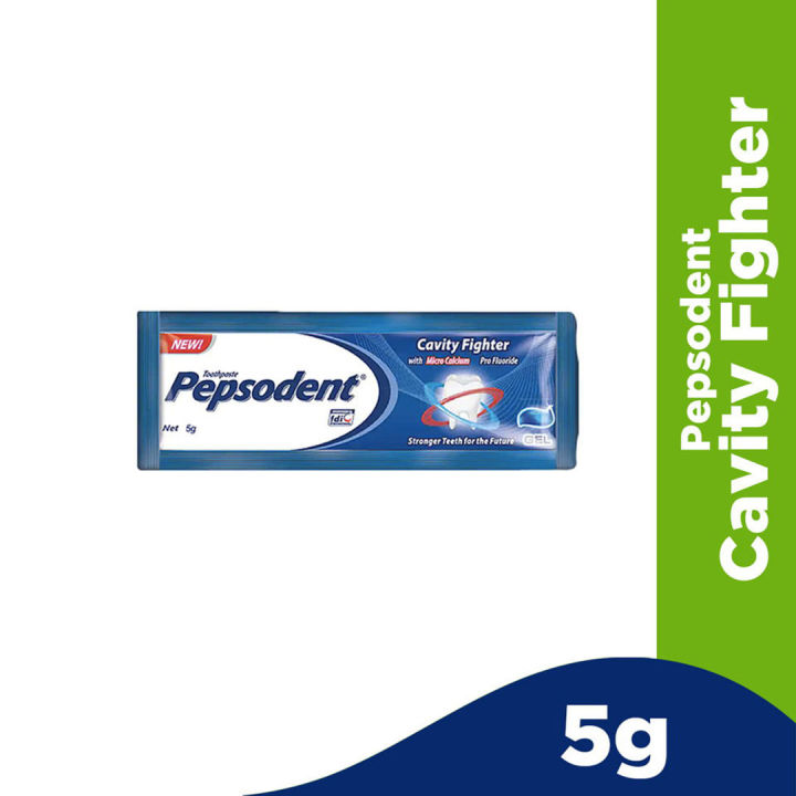 Nutrafinity Pepsodent Cavity Fighter Toothpaste 5g - Anti-Cavity ...