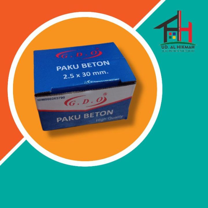 PAKU TEMBOK BETON - Paku Beton Hitam GDO 3 CM / 30 MM | Lazada Indonesia