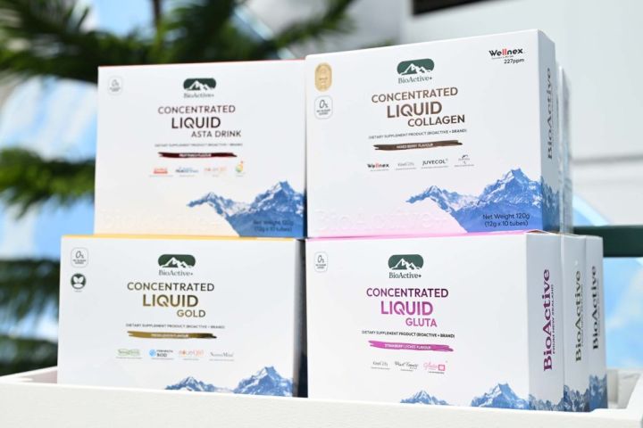 BioActive+ Concentrated Liquid 4 รสชาติ 1กล่อง 10 หลอด ไบโอแอคทีฟ ...