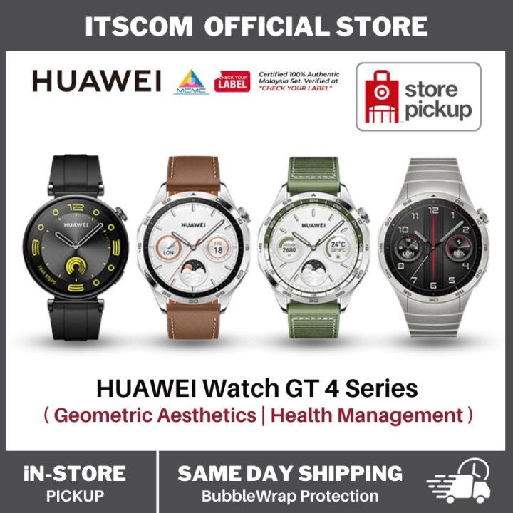 HUAWEI WATCH GT 4 Smartwatch | Geometric Aesthetics | Health Management ...