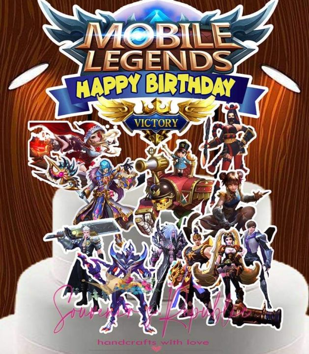 MObile Legende Personalized Cake Topper Set | Lazada PH