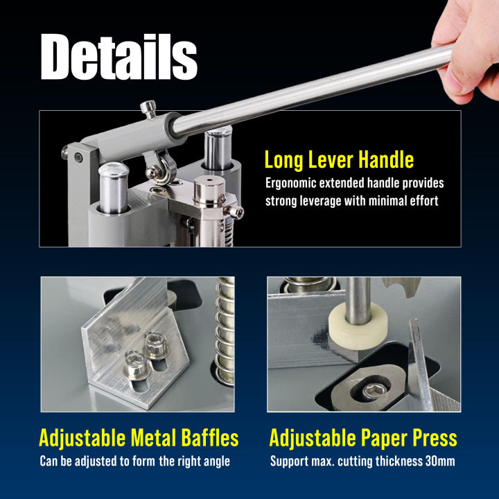 PaperCornerPh - Heavy Duty Corner Cutting Machine with R4/R6 Molds ...