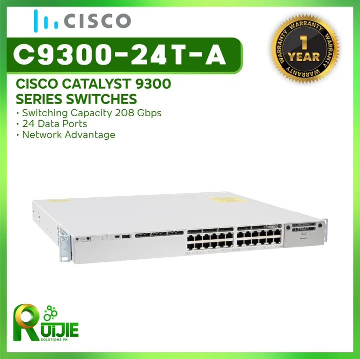 Cisco Switch Catalyst 9300 C9300-24T-A, Cisco Catalyst 9300 24-port ...