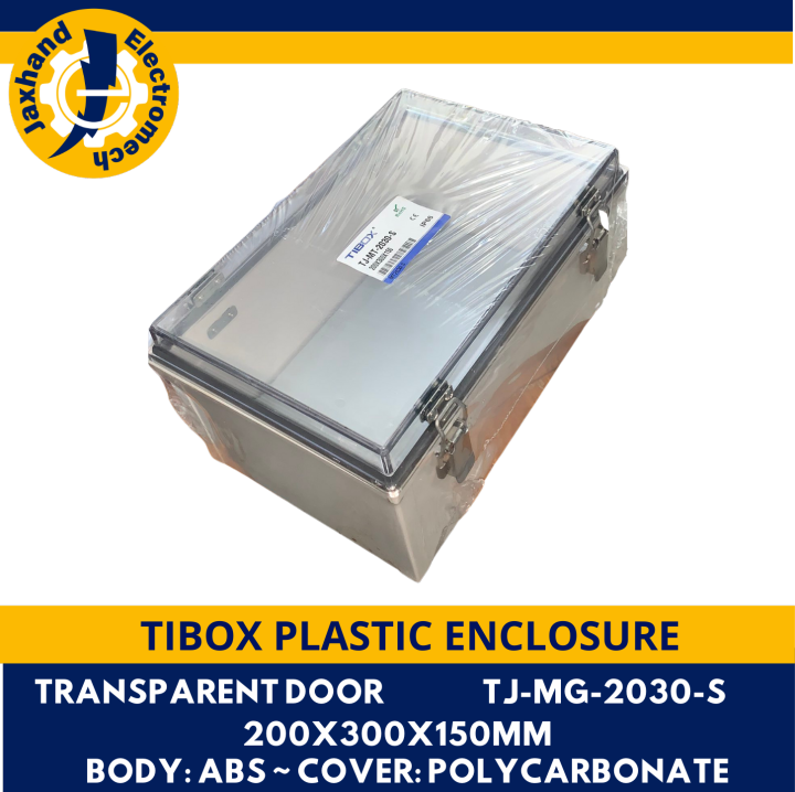 Tibox ABS Plastic Enclosure 200x300x150mm IP66, Polycarbonate ...
