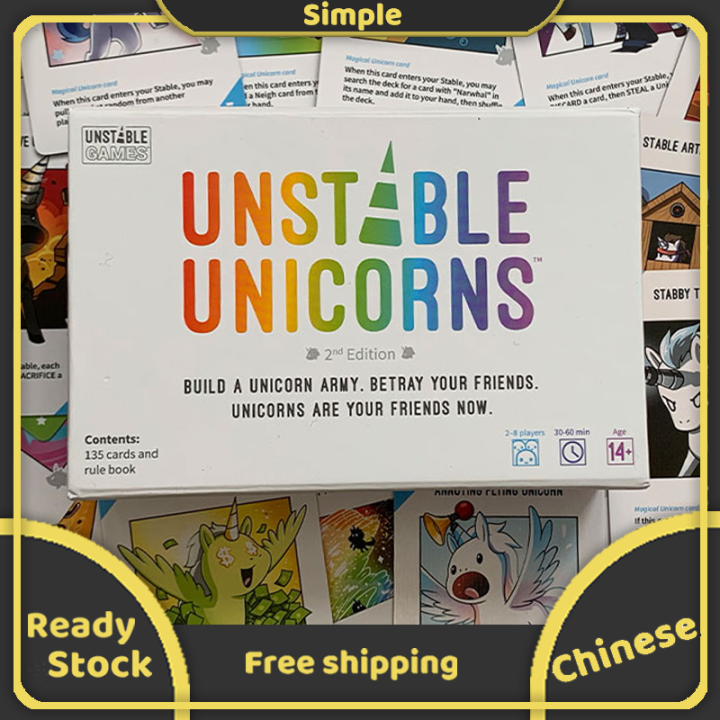 Unstable Unicorns Card Board Game For Family Party Game | Lazada.co.th