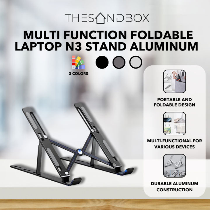 Multi Function Foldable Laptop X Stand Aluminum Portable Adjustable ...