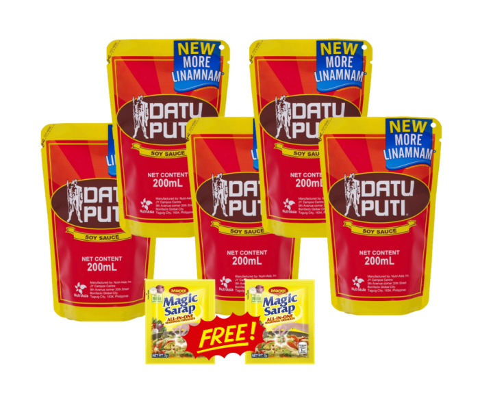 Datu Puti Soy Sauce 200ml 5pcs | Lazada PH
