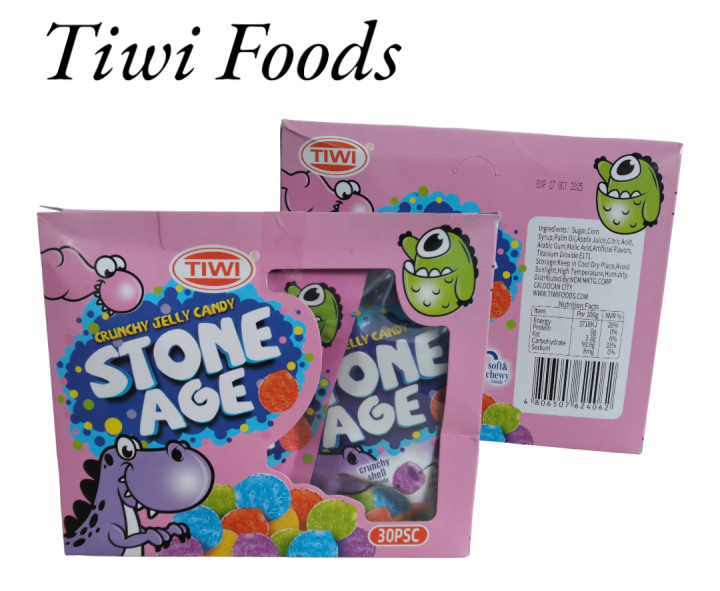 Tiwi Stone Age Crunchy Jelly Candy 30 pcs | Lazada PH