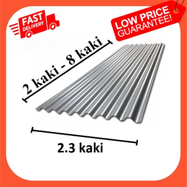ATAP ZINK / CORRUGATED METAL ZINC ROOF SHEET / BUMBUNG RUMAH KAMPUNG ...