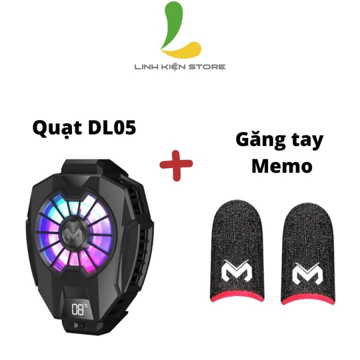 Memo Dl05 Ver 4 0 New 2024 Quạt Tản Nhiệt điện Thoại Có Màn Hình Led
