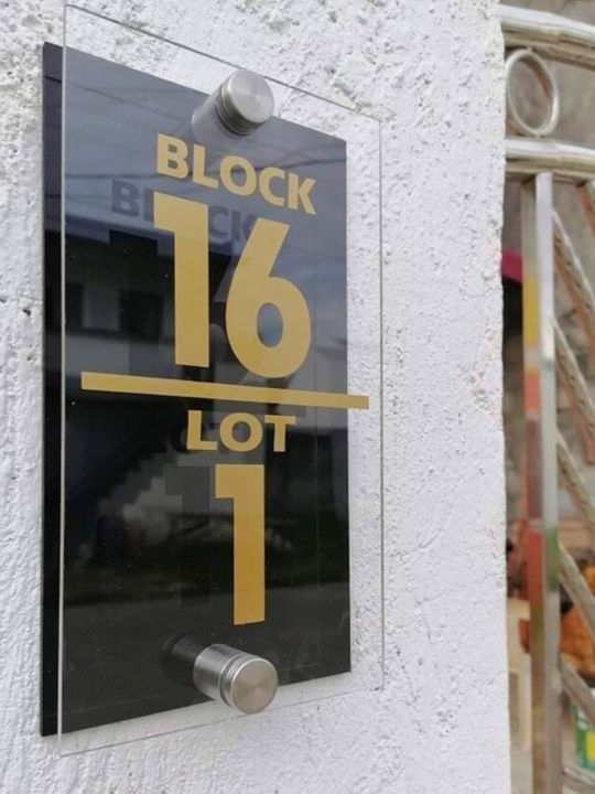 PERSONALIZED HOUSE PLATE NUMBER SIGNAGE/ADDRESS PLATE/BLK AND LOT SIGN ...